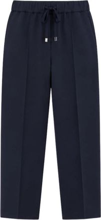 Liviana Conti Straight Hosen - - Trousers - Damen - Blau - M