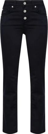 Liu Jo Pantalon Bottom Up Taille Haute Princess MA4292T7144, Noir, 28