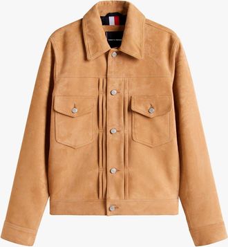Tommy Hilfiger Blouson col classique en cuir