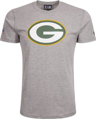 New Era Green Bay Packers NFL Teamlogo Heather Grey - XS