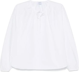 Aspesi Bluse aus Popeline - Weiß