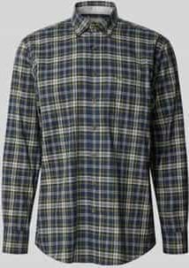 Fynch-Hatton Regular Fit Freizeithemd aus reiner Baumwolle mit Karo-Muster