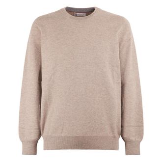 Brunello Cucinelli Cashmere-Pullover - - Knitwear - Herren - Beige - 2XL