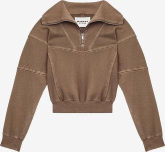 Isabel Marant Sweatshirt Yaele - Femme - Kaki - Taille 34 - Marant &Eacute;toile
