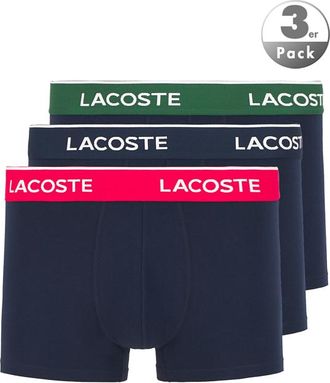 Lacoste Herren Trunks blau Baumwolle & Mix unifarben