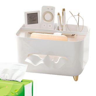 Generico Taschentuchbox-Organizer, dekorativer Serviettenhalter, 18 cm, rutschfester Spender, moderne Aufbewahrung, eleganter St&auml;nder f&uuml;r Badezimmer, Schlafzim