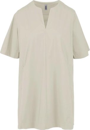 Bomboogie Femme, Robes, Beige, Taille: 38 FR Robe &agrave; Manches Courtes