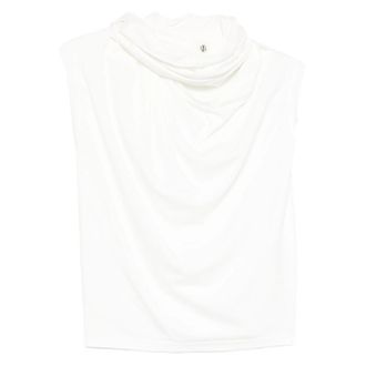 The Garment Draped Scarf Blouse