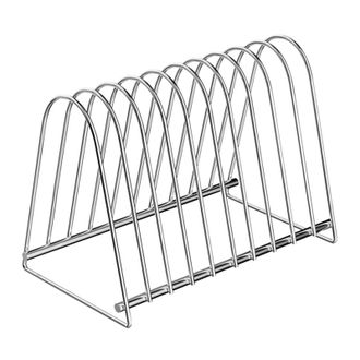 Generico Plattenst&auml;nder, Organizer f&uuml;r Alben, dreieckig, vertikal, f&uuml;r Schreibtischb&uuml;cher, eleganter Vinylplatten-Organizer f&uuml;r A