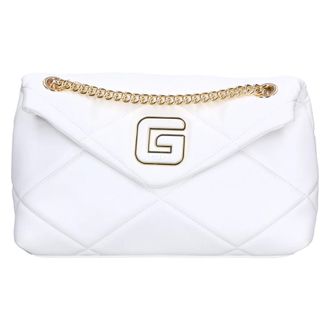 Ga&euml;lle Paris Faux Leather Schultertasche - - Bags - Damen - Wei&szlig; - ONE SIZE