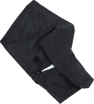 DOITOOL wasserdichte Oxford Stuhl Abdeckung für Garten Liegestuhl UV Schutz Winddicht Outdoor Lounge Schutzbezug Schwarz