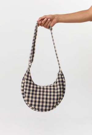 Suite13lab Damen vegan Moonbag Janno Check Grau