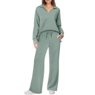 Generic Ensemble de surv&ecirc;tement 2 pi&egrave;ces pour femme - Respirant et infroissable, respirant et infroissable, vert clair, 3XL