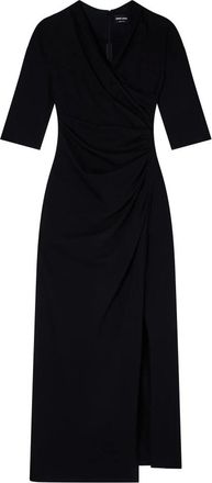 Giorgio Armani Femme, Robes, Noir, Taille: 40 FR Robe Tube Milano-stitch