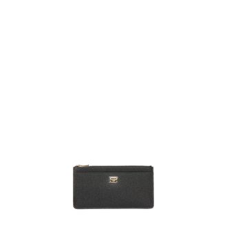 Dolce & Gabbana Gro&szlig;er Dauphine Kalbsleder Kartenhalter mit Plakette - - Accessories - Damen - Schwarzk - ONE SIZE
