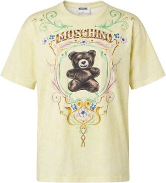 Moschino T-shirt Gaucho Teddy - Femme - Tops - Jaune - Taille: 38 FR