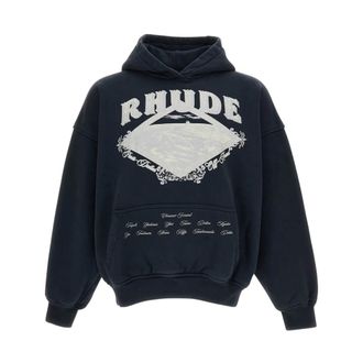 Rhude Dakar Convoy Hoodie - - Sweatshirts & Hoodies - Herren - Schwarzk - L