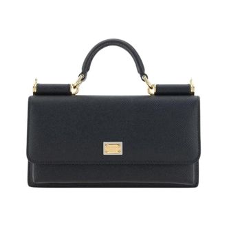 Dolce & Gabbana Sicily Wallet on Chain - - Bags - Damen - Schwarzk - ONE SIZE