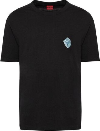 HUGO BOSS T-Shirt Doudi 50568720 Schwarz Relaxed Fit