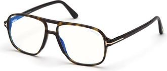 Tom Ford Homme, Accessoires, Brun, Taille: 56 MM Collection de Lunettes &Eacute;l&eacute;gantes