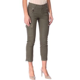 Escada Cropped Khaki Jeans Size S