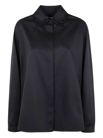 Golden Goose Journey WS Pajama Shirt With Patch Pockets And Designe