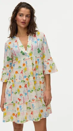 Vero Moda Sommerkleid Elena 10357444 Hellgelb Regular Fit