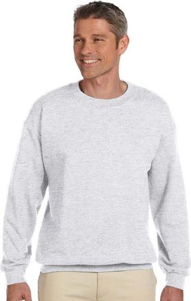 Gildan Herren Sweatshirt, Ash, XXL