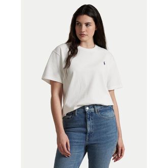 Polo Ralph Lauren T-Shirt 211967104001 Wei&szlig; Relaxed Fit