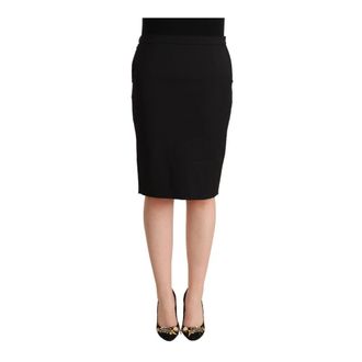 Gianfranco Ferre Eleganter Bleistiftrock in Schwarz - - Skirts - Damen - Schwarzk - XS