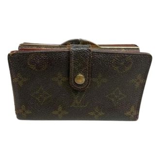 Louis Vuitton Portefeuille en toile Pre-owned - Femme - Pre-owned - Brun - Taille: ONE Size