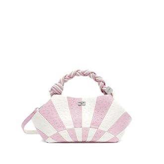 Ganni Geflochtene Handtasche mit Henkel - - Bags - Damen - Rosa - ONE SIZE