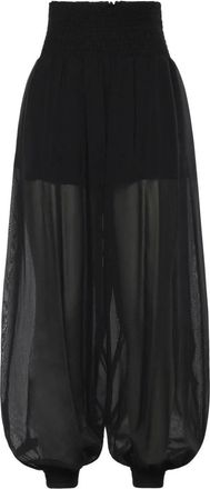 Pinko Pinko, Femme, Pantalons, Noir, Taille: 38 FR Bore Pantalone Voile Viscosa