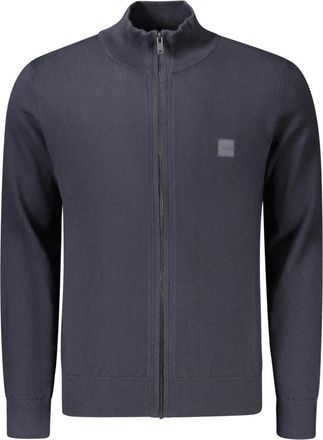 HUGO BOSS Kanozip_S Cardigan - - Knitwear - Herren - Blau - S