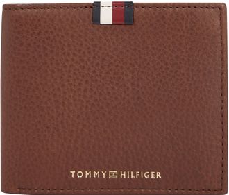 Tommy Hilfiger TH PREM LEA CC FLAP AND COIN, Herren Geldb&ouml;rsen, Dark Chestnut