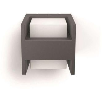 Philips MyGarden - LED-Wandleuchte f&uuml;r den Au&szlig;enbereich 13x13 cm, 2700 k, 4,5 w, Anthrazit 915005193701 - Philips