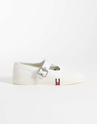Tommy Jeans Archive - Mary-Jane-Schuhe in Wei&szlig;