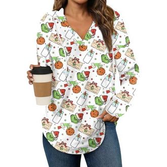 Generic Le Grinch Sweat A Capuche Femme Costume Deguisement Plaid Femmes Christmas Adulte Vêtements Noel 2025 Sweet Pilou The Hiver Noël Polaire Chaud Pull Py