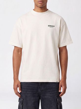 Represent T-shirt &agrave; col rond en coton avec logo contrastant