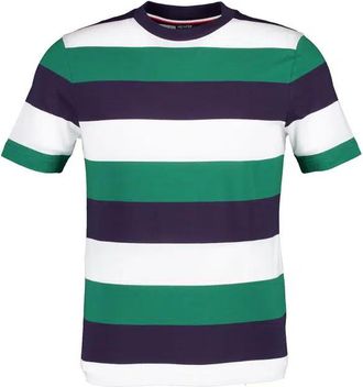 Daniel Hechter Herren T-Shirt grün Baumwoll-Jersey