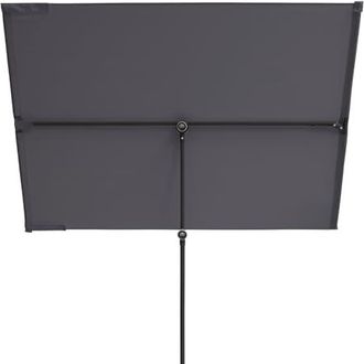 Doppler Pare-soleil pour balcon I 170x130cm en anthracite I Protection solaire pour balcon & terrasse I Protection visuelle flexible I Parasol rectangulaire &