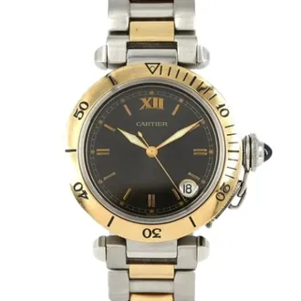 Cartier Montre-bracelet vintage Pre-owned - Femme - Pre-owned - Noir - Taille: ONE Size