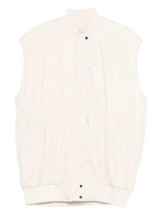 Antonelli haut ceinturé sans manches - Tons neutres