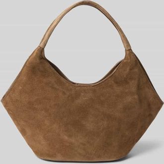 Mango Handtasche aus Rindsleder mit kurzen Tragegriffen