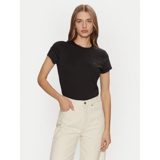 Calvin Klein T-Shirt K20K208049 Schwarz Slim Fit
