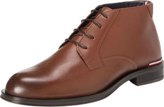 Tommy Hilfiger Bottes Basses Homme en Cuir, Marron (Winter Cognac), 46