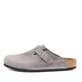 Birkenstock Homme, Chaussures, Gris, Taille: 37 EU Boston Soft Footbed Narrow Fit