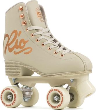 Rio Roller Quad Skates Rollschuhe für Erwachsene, Unisex, Rosa (Rose Cream), Größe 39,5