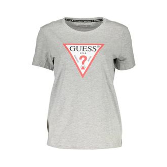 Guess Femme, Tops, Gris, Taille: 36 FR T-Shirt