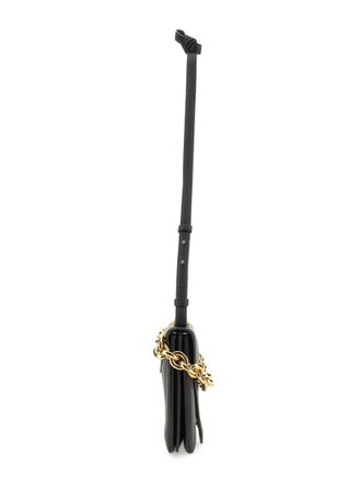 Bottega Veneta Womens Shoulder Bag Mount Black Leather